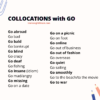 Collocations with Go
