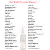 1000+ Common Daily English Phrases for Beginners (PDF)