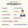 Synonyms for ADDITIONALLY with Examples