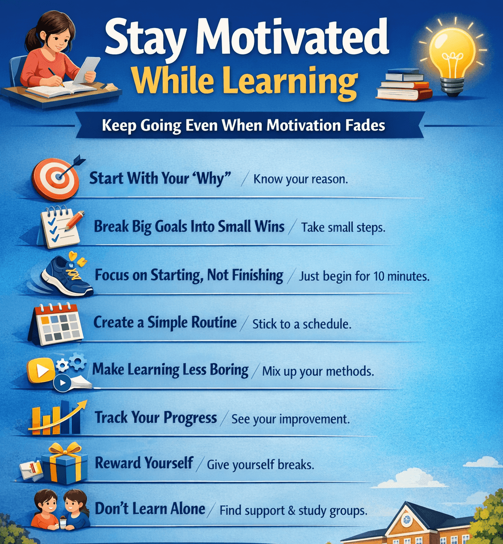 How to Stay Motivated While Learning